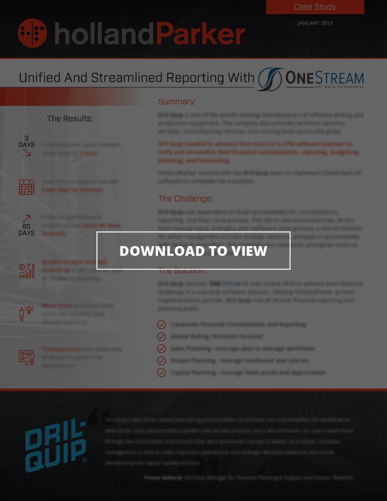 Dril-Quip | Holland Parker