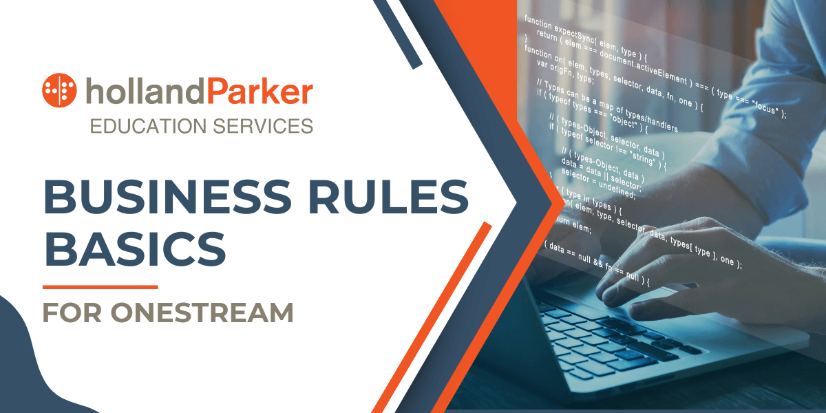 HollandParker | OneStream Public Training